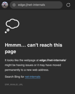 How to Flush DNS Cache from Edge browser on Computer and Phone
